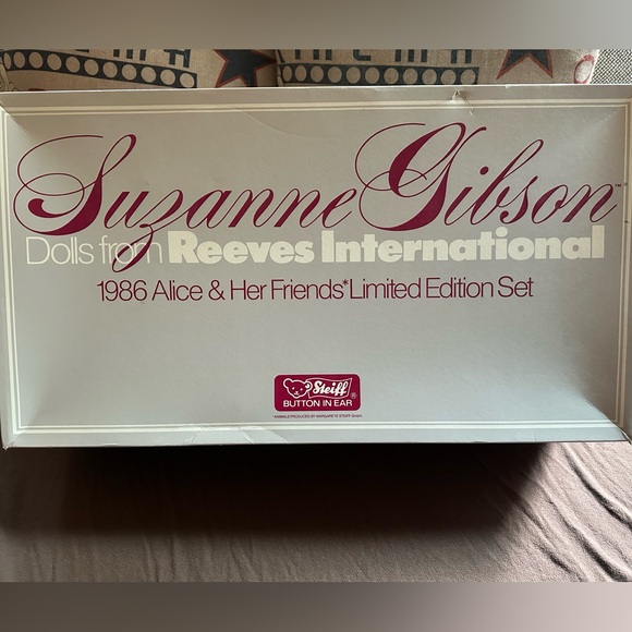 steiff | Toys | Vintage 986 Steiff Alice In Wonderland Set Suzanne Reeves Lmtd Ed Original Box ...